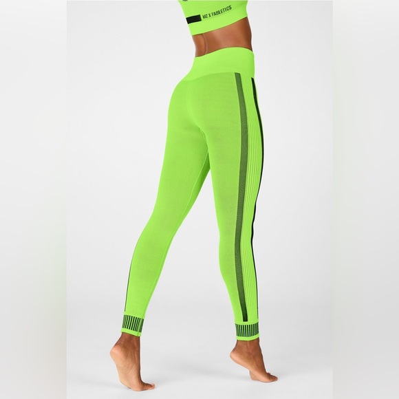 Fabletics | Pants & Jumpsuits | Maddie Ziegler X Fabletics Neon Green ...